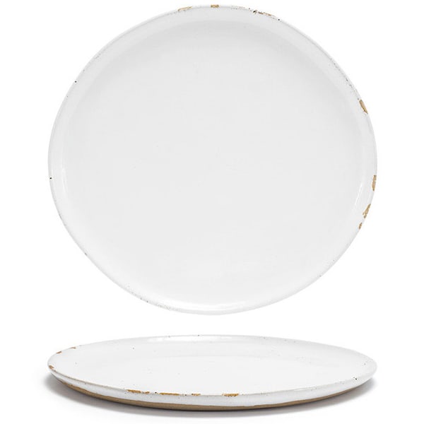 FOH DDP068WHP21 Artefact White 11" Round Plate - 4 / CS | Wasserstrom