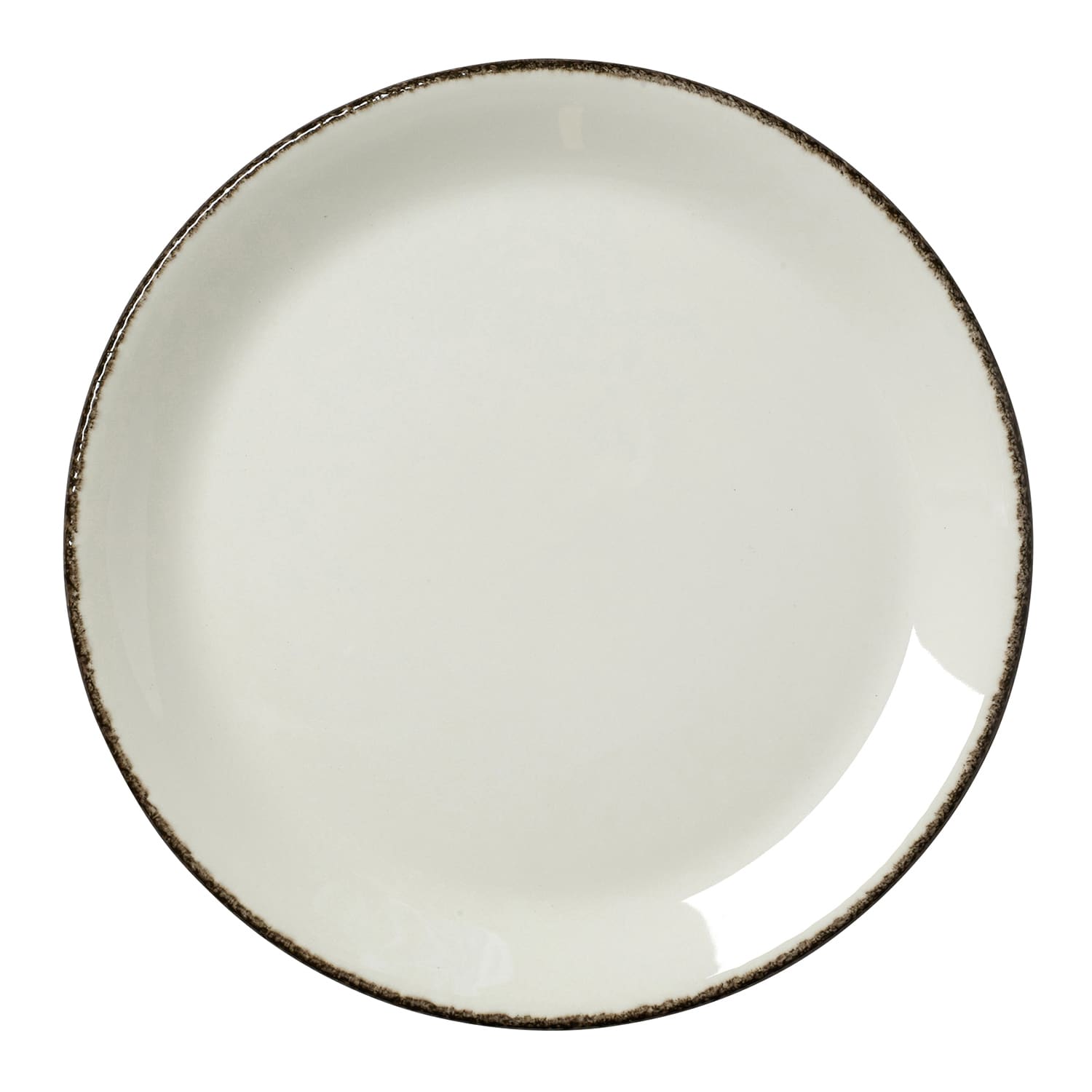 Steelite 17560543 Charcoal Dapple 9" Coupe Plate - 24 / CS | Wasserstrom