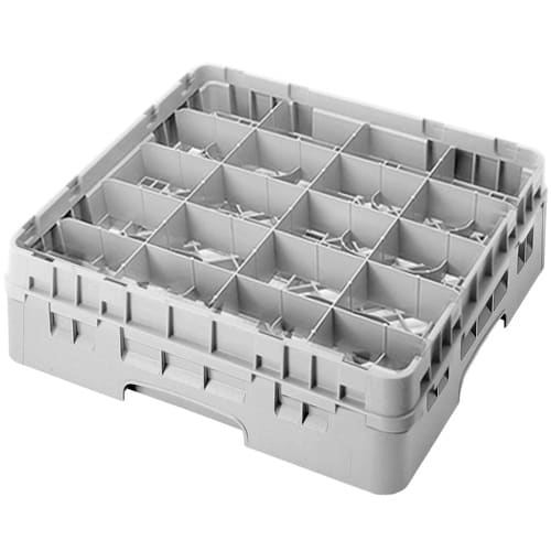 Cambro 20C414151 Camrack® Soft Gray Full Size 20-Compt Cup Rack ...