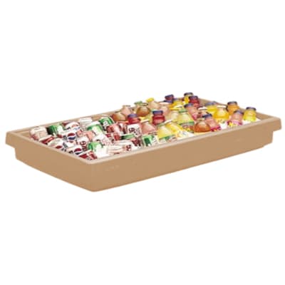 Cambro Coffee Beige 5-Pan Buffet Bar | Wasserstrom