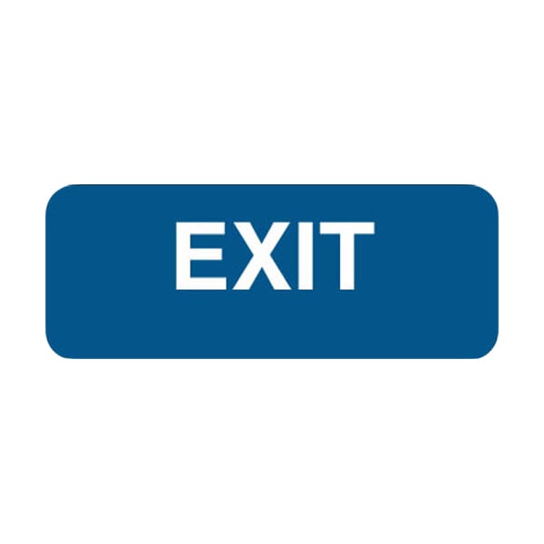 Kroy Sign Systems ADA Exit Sign | Wasserstrom