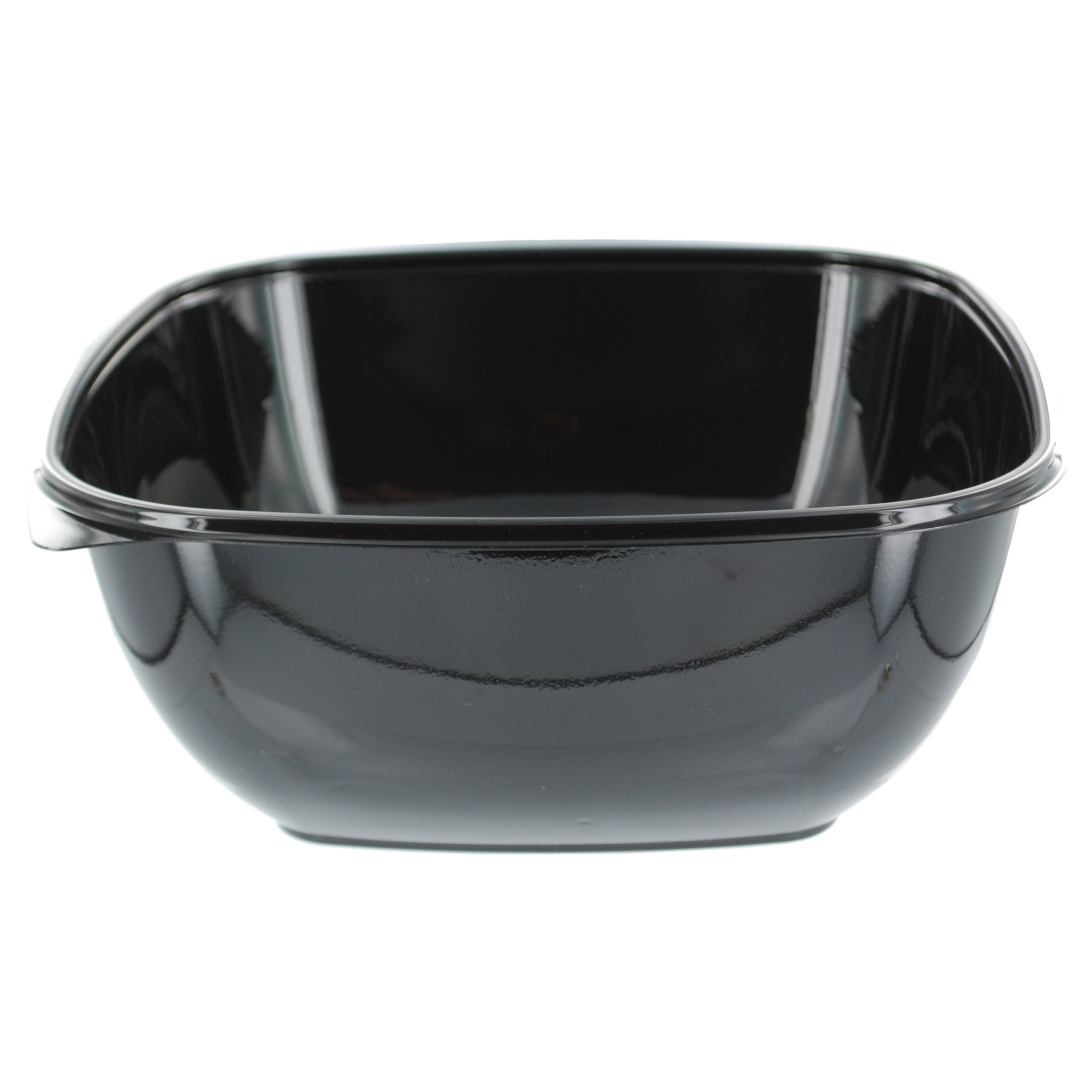 Sabert® 94160B50 Bowl⊃ Square Black 160 Oz Bowl - 50 / CS | Wasserstrom