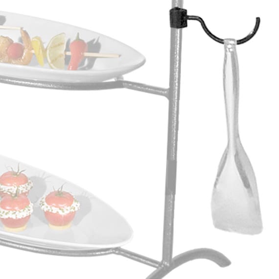 Gourmet Display PPA1107-1 Black Tong Holder With EZ Clip Attachment ...