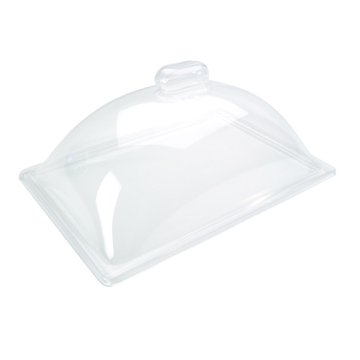 Delfin DRC-1210-00 12" x 10" Clear Rectangular Dome | Wasserstrom