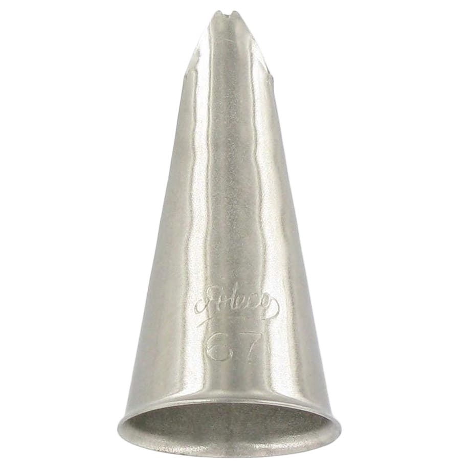 Ateco 67 Small Leaf Decorating Pastry Tip #67 | Wasserstrom