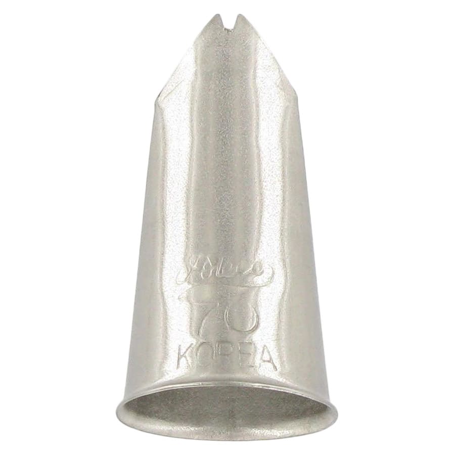 Ateco 70 Leaf Shaped Decorating Pastry Tip #70 | Wasserstrom