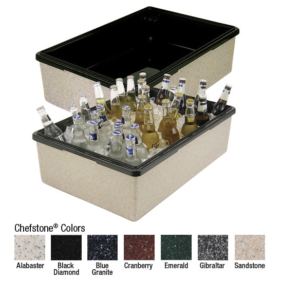 Buffet Enhancement 1BBCS26BD 18 x 26 x 6 Insulated Beverage Display ...