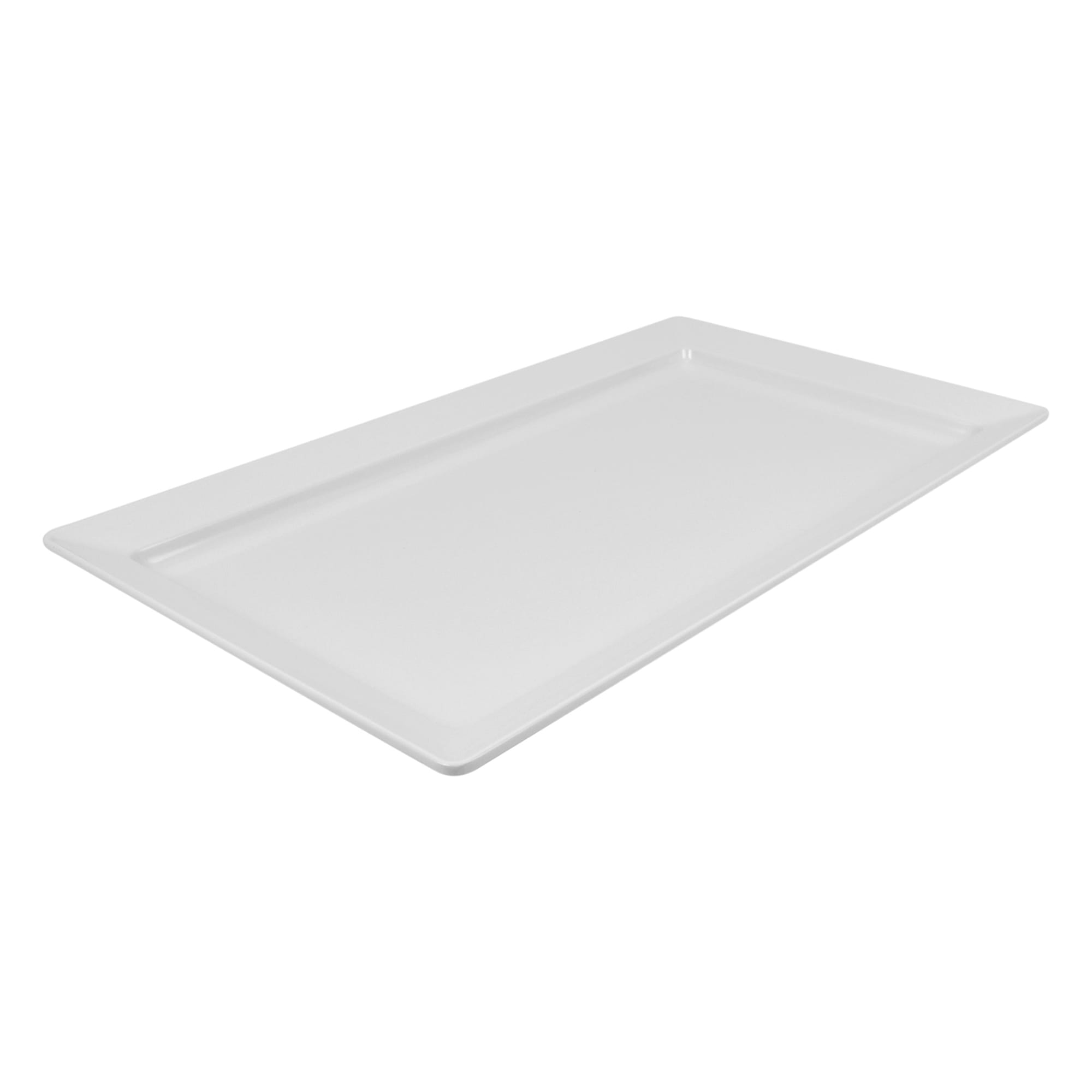Dalebrook M-95 WHITE Large 28" x 16" Rectangular Pan Tray | Wasserstrom