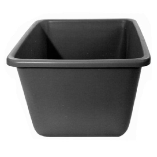 Clartec PLG26 Gray Plastic 19" x 25" x 14" Large Lug | Wasserstrom