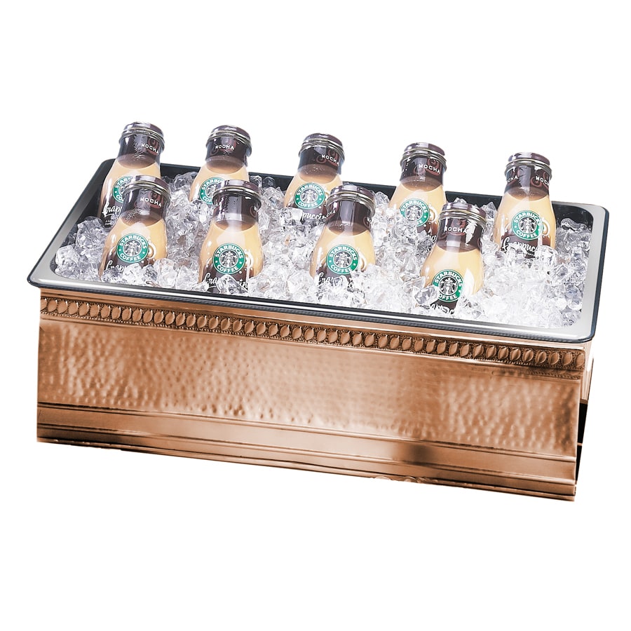 Cal-Mil 475-12-51 Copper Color S/S 12" x 20" Ice Pan Housing | Wasserstrom