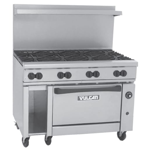 Vulcan 48C-8B S/S Endurance Gas Restaurant Range with 8 Burners ...