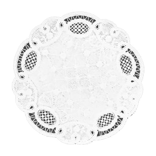 Hoffmaster® 500531 5" French Lace Doily - 1000 / CS | Wasserstrom