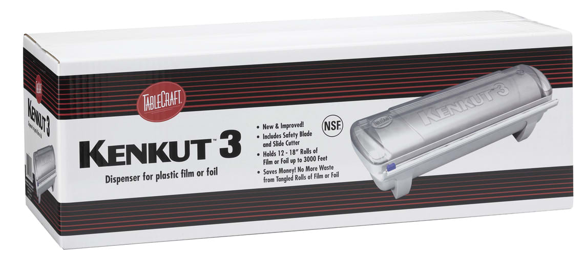 TableCraft KK3 Kenkut® Dispenser for 18" Foil / Plastic Film | Wasserstrom