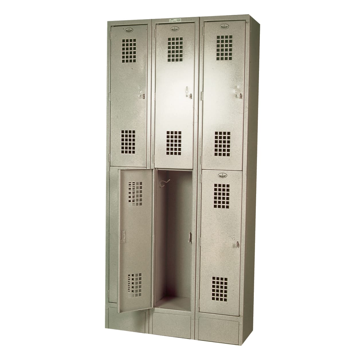 Win-Holt® WL-6/15 Triple-Column Locker w/ Two Lockers per Column ...