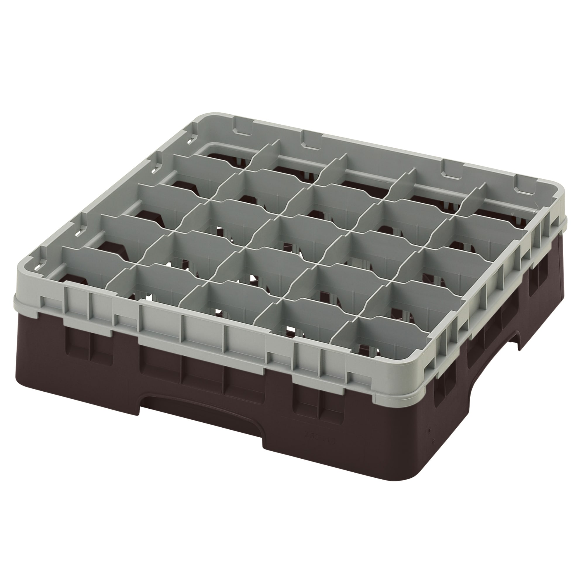 Cambro 25S418167 Camrack Brown 25-Comp Glass Rack w/ Extender - 5 / CS ...