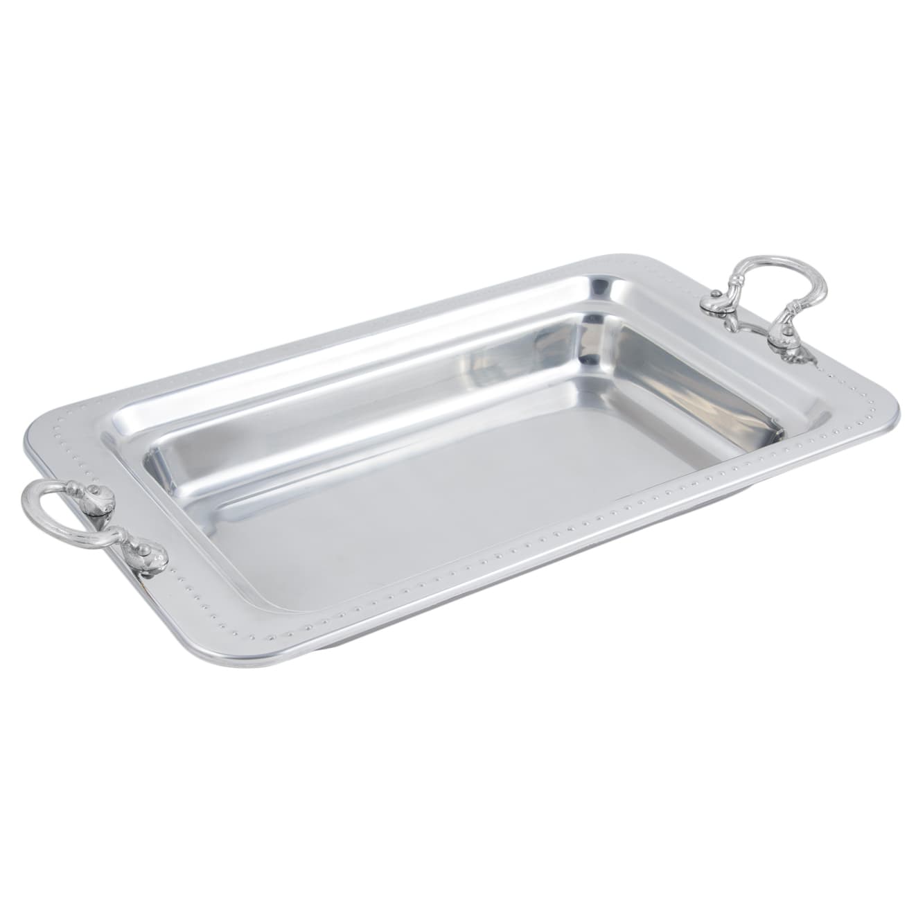 Bon Chef Bolero S/S Rectangular 1 gal Food Pan w/ Round S/S Handles ...