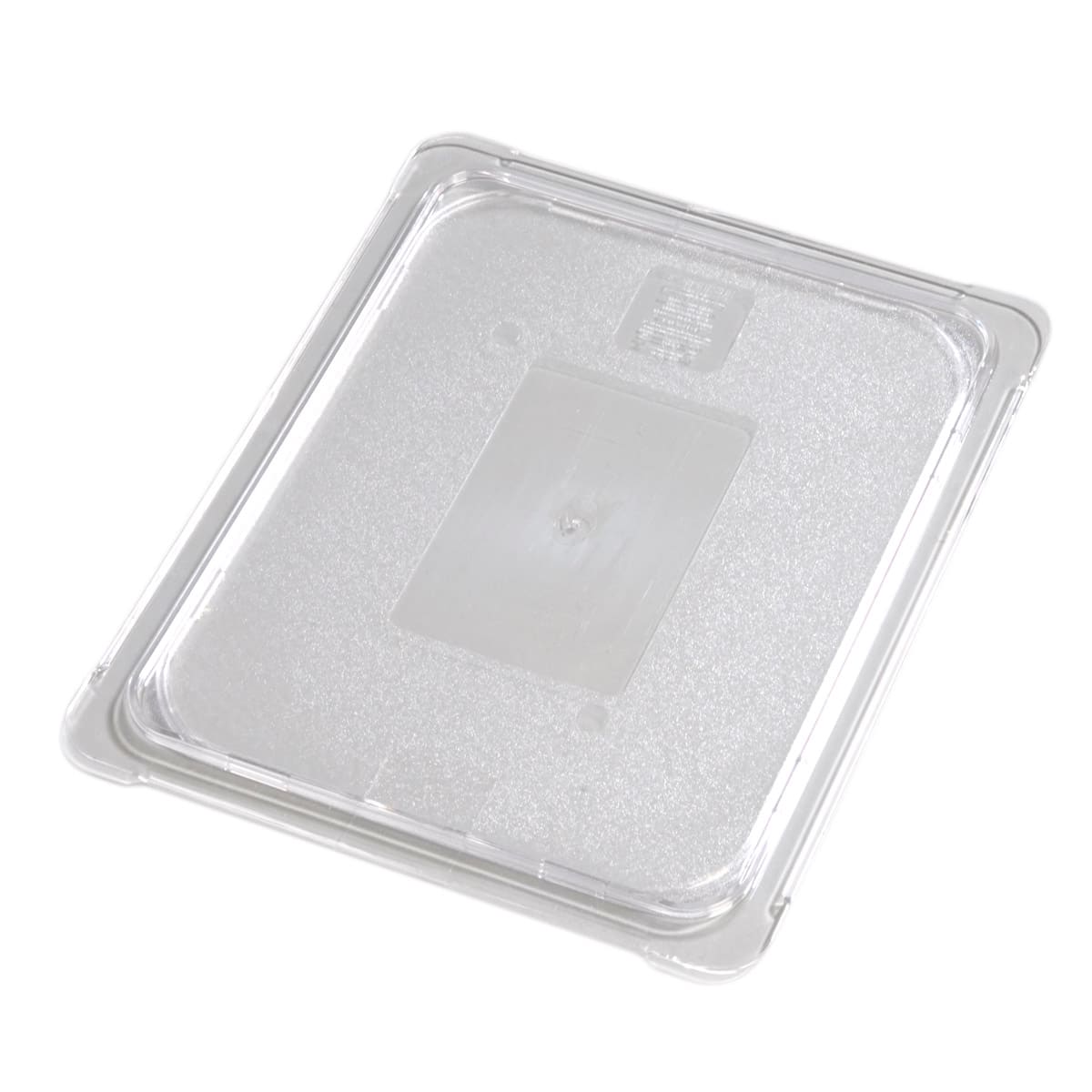 Carlisle 10236U07 StorPlus Clear Half-Size Flat Food Pan Lid | Wasserstrom