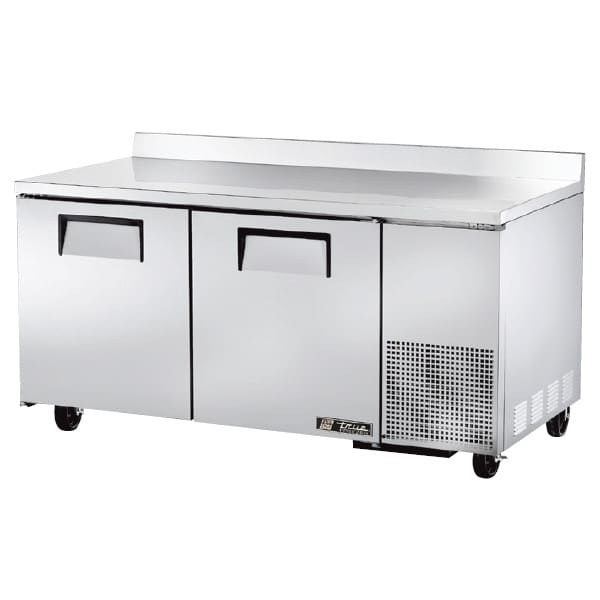 True® TWT-67F-HD Solid Door 4-Shelf S/S 20.6 Cu Ft Worktop Freezer ...