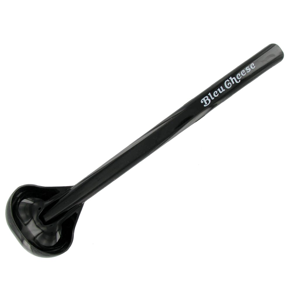 Carlisle 129503 Black 9-1/2" Bleu Cheese Dressing Ladle | Wasserstrom