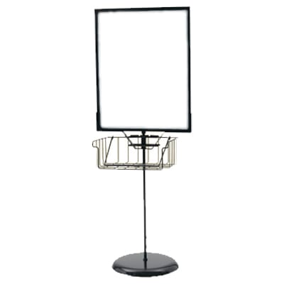 Shaw & Slavsky RBFS2228B-1B Black 22 x 28 Sign Holder Floor Stand ...