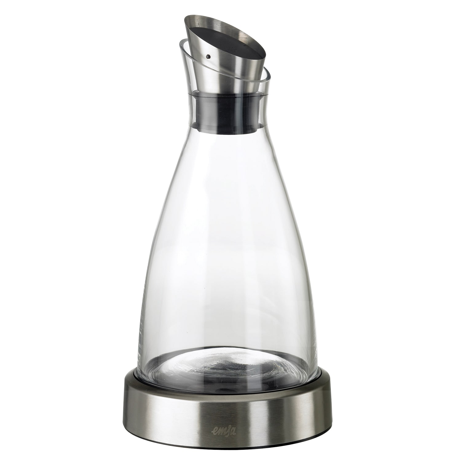 Emsa E505219 FLOW 34 Oz. Carafe with Cooling Disc & Base | Wasserstrom