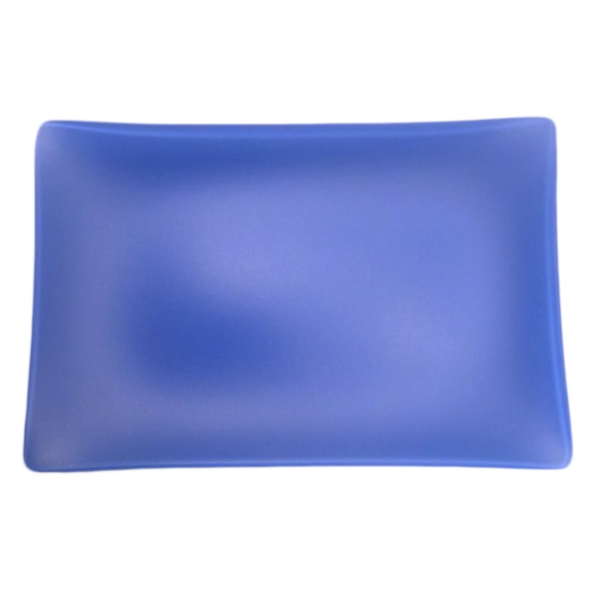 Blue 8" x 12" Rectangular Tray | Wasserstrom