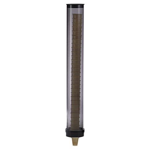 Dispense-Rite Large Smoked Gray Cone Dispenser | Wasserstrom