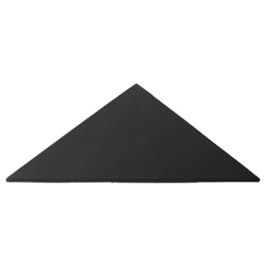 Triangle Disc, Granite Black, 13-1/2" | Wasserstrom