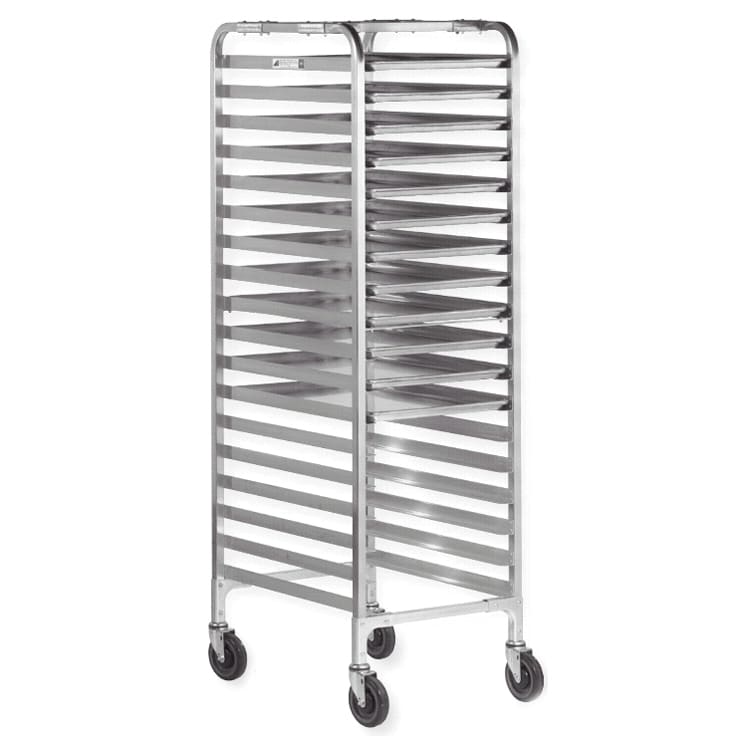 Alexander Industries E-401 Aluminum 68" End Loading Mobile Bun Pan Rack ...