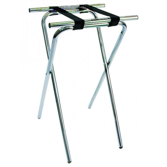 Banquet Series™ Metal Tray Stand, Chrome | Wasserstrom