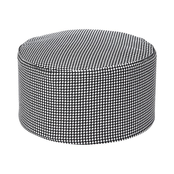 Chefwear CW1430-CW11-1SZ Houndstooth Chef Skull Cap | Wasserstrom