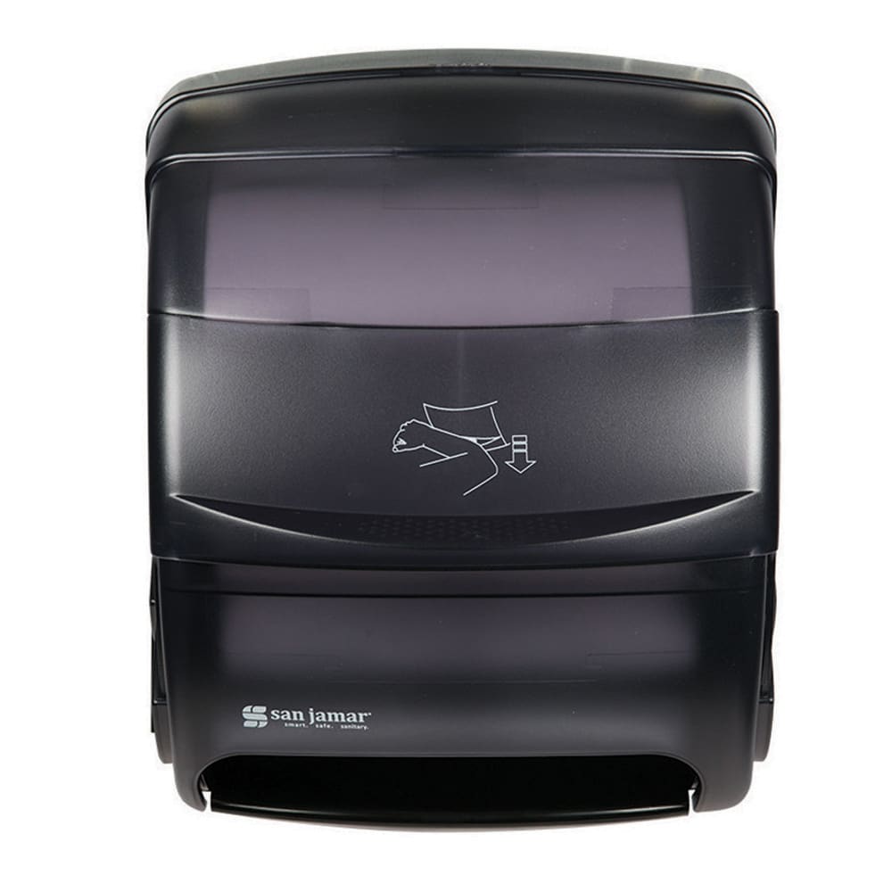 San Jamar® T850TBK Integra Black Pearl Lever Roll Towel Dispenser ...