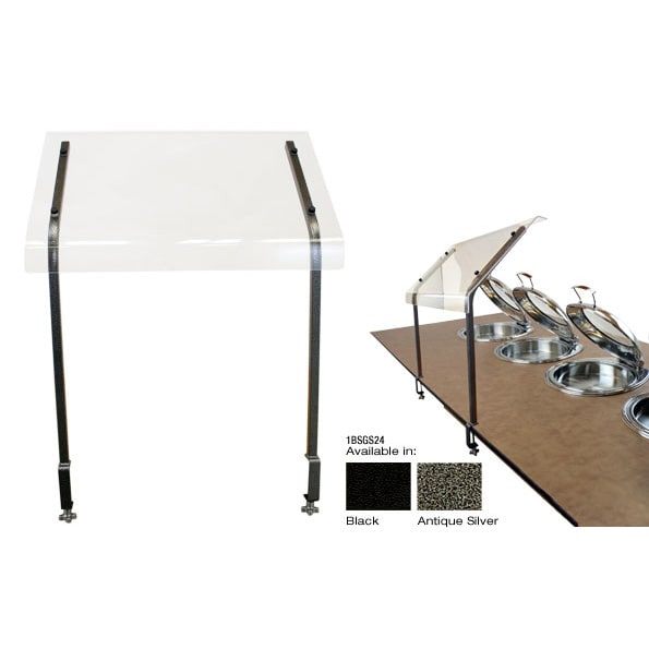 Buffet Enhancement Economy Sneeze Guard and 24in. Portable Table Clamp ...