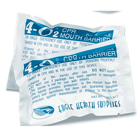 CPR Mouth Barrier w/ 1-Way Valve & Filter | Wasserstrom