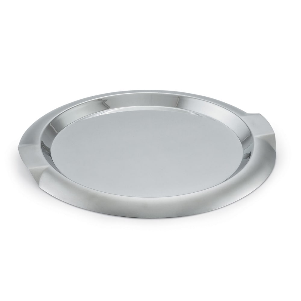 Vollrath® 82096 S/S Small Round 12" Serving Tray | Wasserstrom