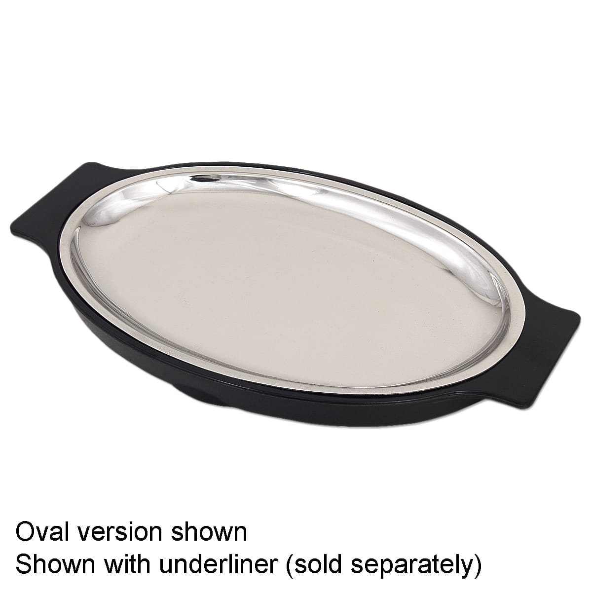 Alegacy Food Service SR117P S/S 10-5/8" x 7-1/4" Oblong Sizzle Platter ...