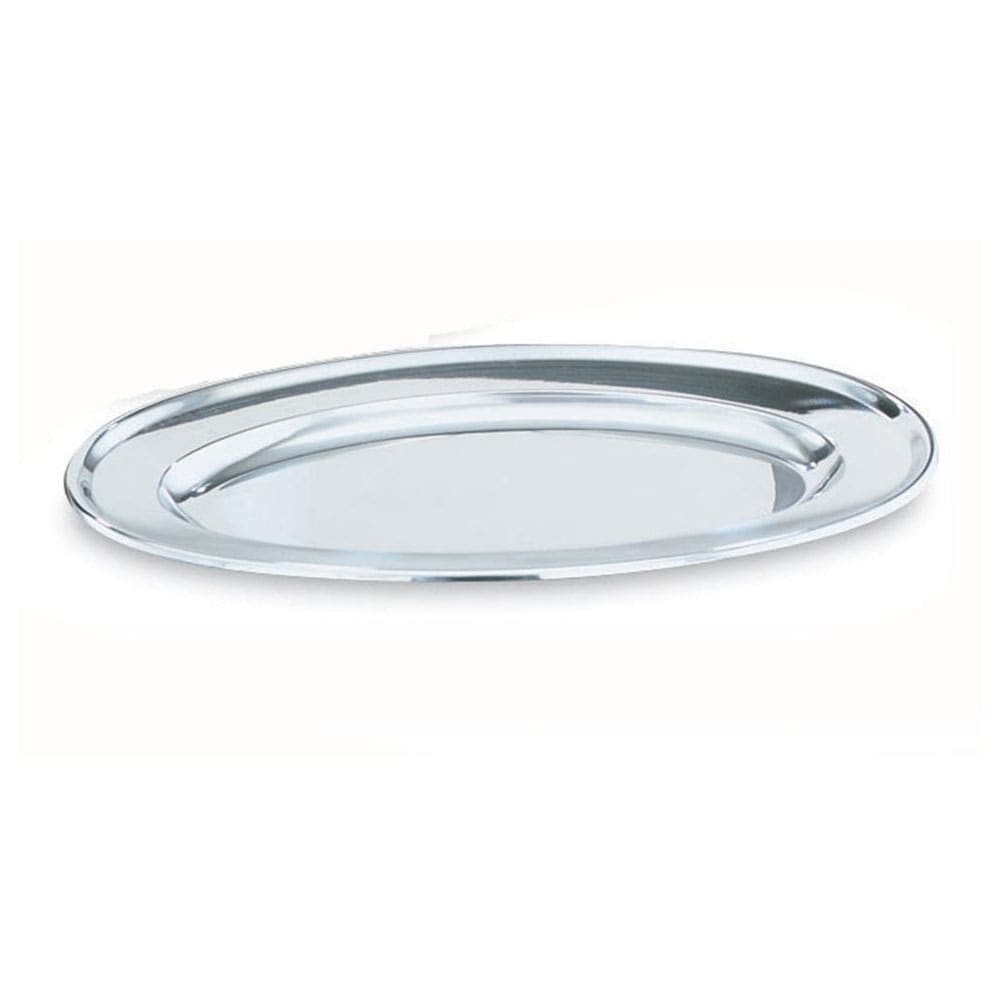Vollrath® 47232 Oval 12 x 7.13 Mirror Finish S/S Tray | Wasserstrom