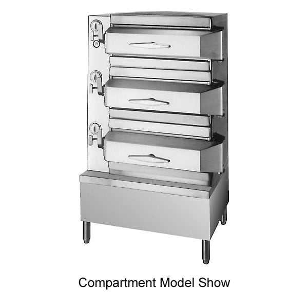 Cleveland Range PDL2 Direct Steam Pressure Steamer with 2 Compartments | Wasserstrom