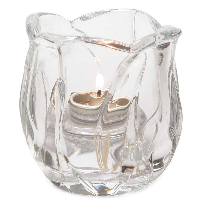 Hollowick Clear Lead Crystal Votive Lamp | Wasserstrom