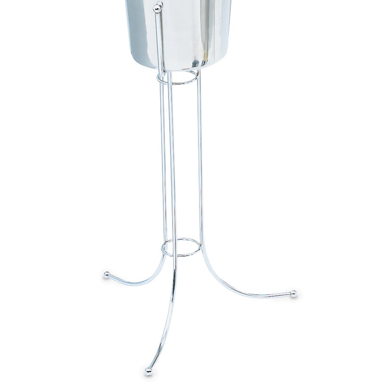 Chrome Plated Wine Bucket Stand, 28" H | Wasserstrom