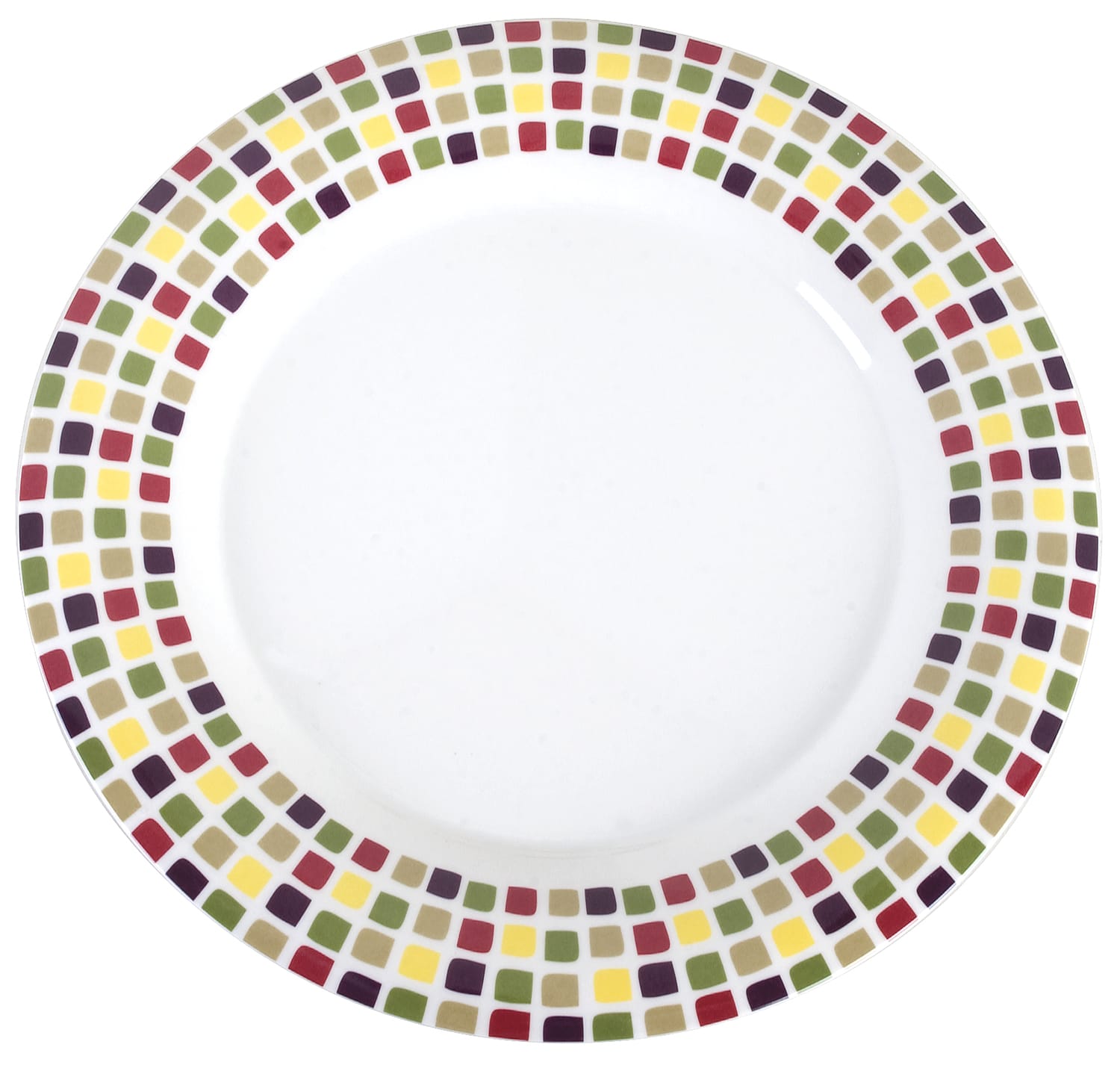 Carlisle® 43025918 Durus 12" Mediterranean Tile Dinner Plate | Wasserstrom