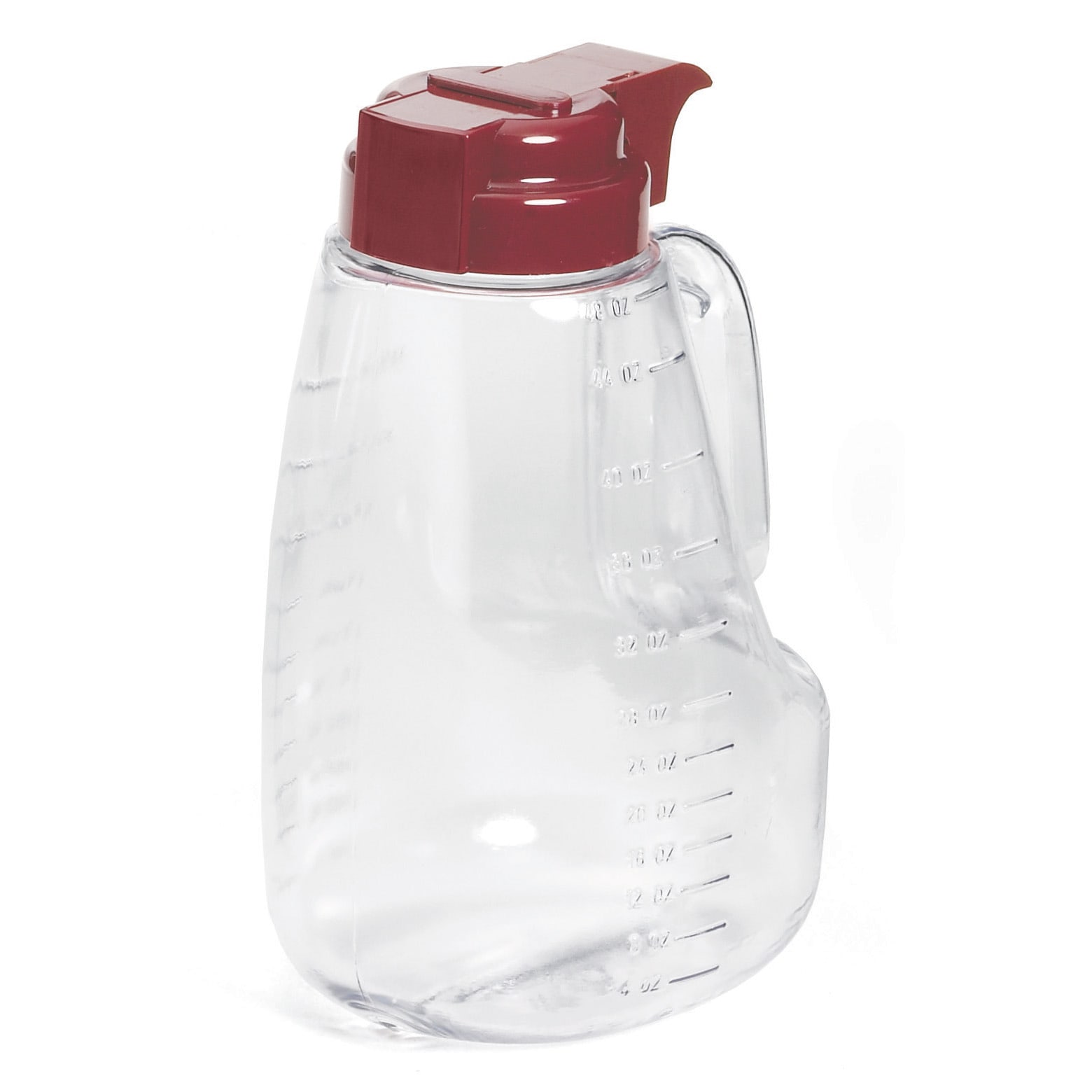 TableCraft L48M Option™ 48 Ounce Liquid Dispenser w/ Maroon Top ...