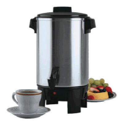 Regalware® 58230R Aluminum 55 Cup Coffee Maker | Wasserstrom