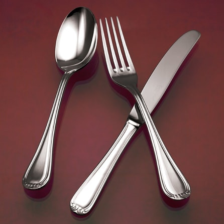 Corby Hall® C8103 Teresa Continental Bouillon Spoon - Dozen | Wasserstrom