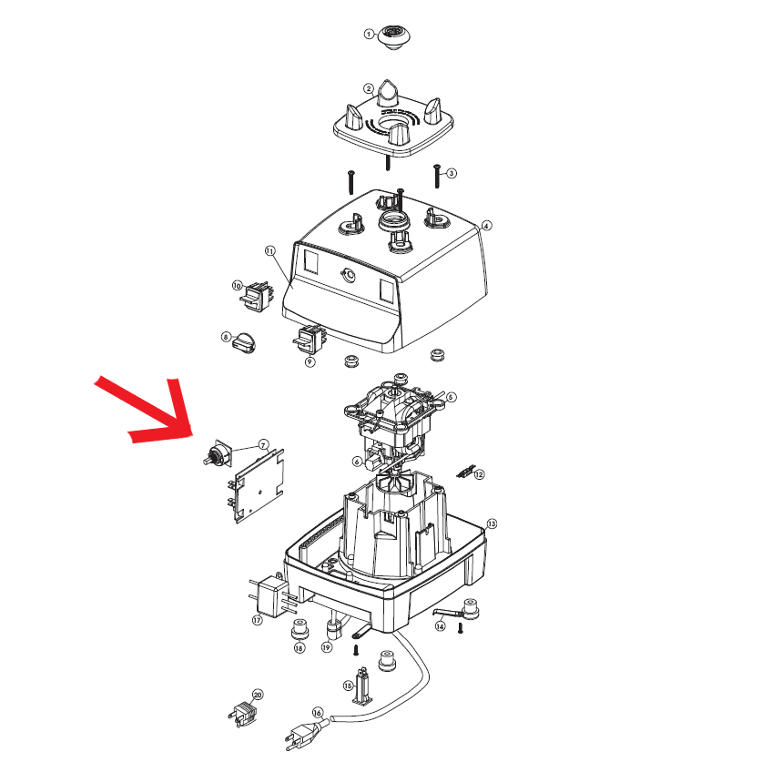 Vitamix® 15762 Vita-Prep / Drink Machine Speed Control | Wasserstrom
