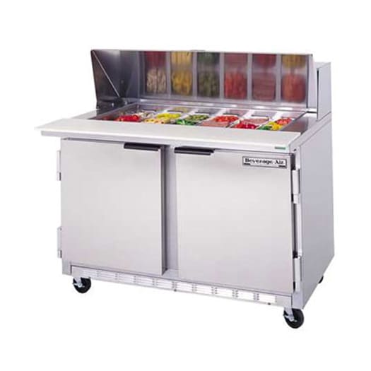 Beverage Air SPE48-12C Elite Refrigerated Counter with 12 Pan Openings ...