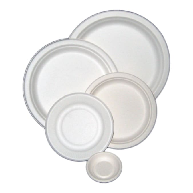 Stalk Market P001 6" To-Go Plate - 1000 / CS | Wasserstrom