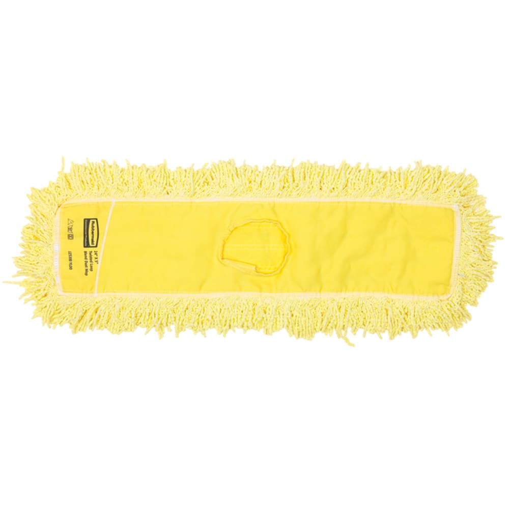 Rubbermaid FGJ25300YL00 Yellow Twisted Loop Blended 24 In. Dust Mop ...