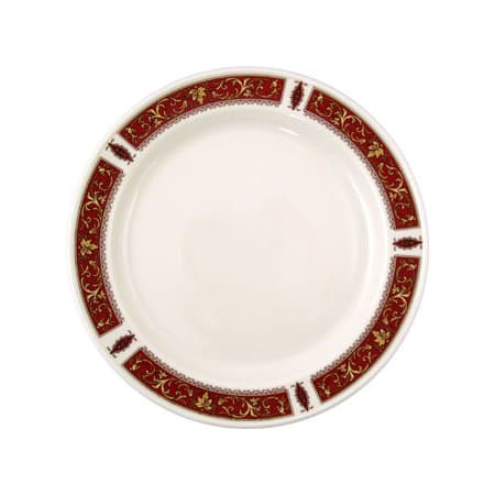 Steelite Simplicity Marina Red 8" Slimline Plate | Wasserstrom
