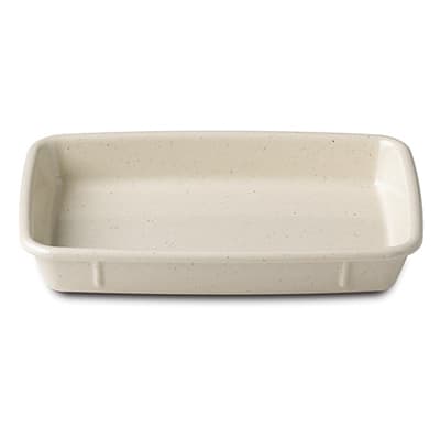 Dinex® Therma-Cite® White Re-Usable Rectangular 12 Oz Dish | Wasserstrom